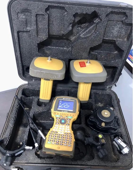 Conjunto de GPS/GNSS Topcon GR3 com a controladora Topcon FC-2500 - RTK ...