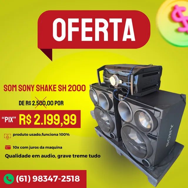 "som sony sh2000" no Brasil