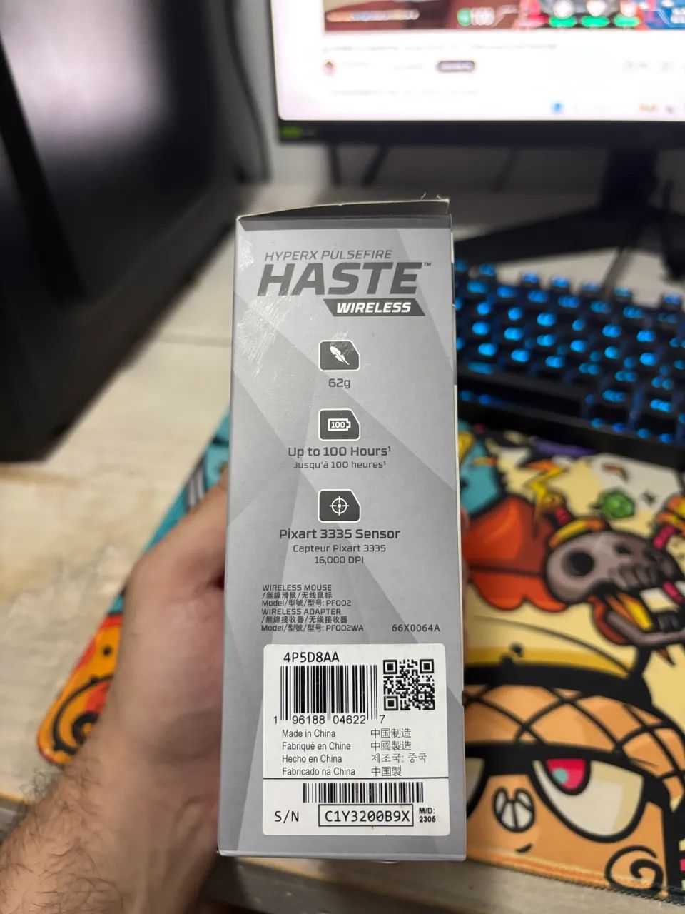 Mouse HyperX Pulsefire Haste Wireless Ultra-Lightweight - Periféricos e ...