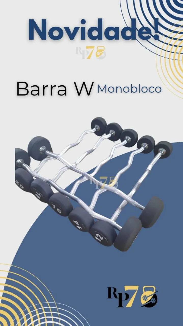 "barra w musculacao" - Academia e Exercícios no Brasil