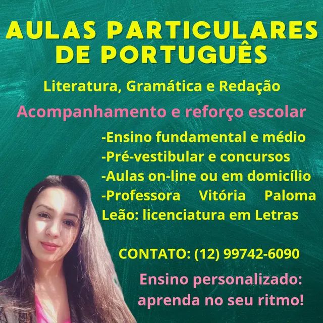 "aula particular portugues" no Brasil