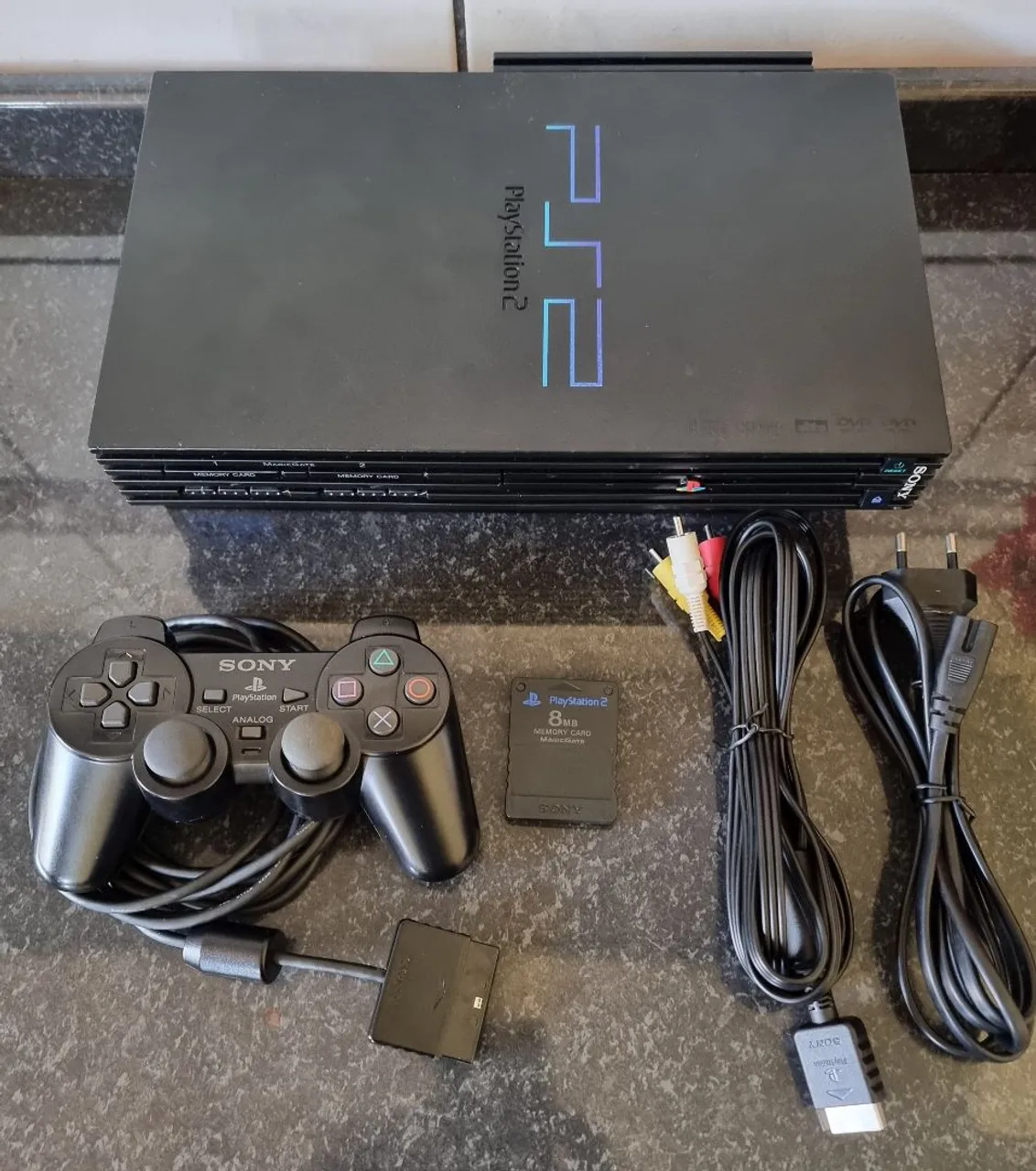 "playstation 2 fat desbloqueado" - Consoles de Vídeo Game no Brasil