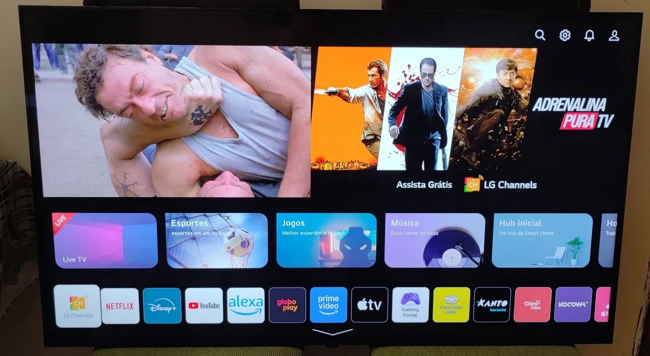 TV LG 50 polegadas 4K Smart com Netflix, YouTube e muito mais! - TVs - Paulo VI, Belo Horizonte ...