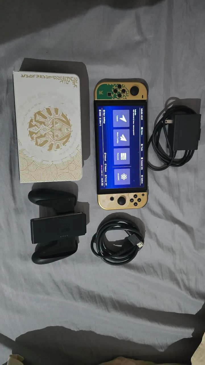 Nintendo switch oled desbloqueado na garantia versão zelda - Consoles ...
