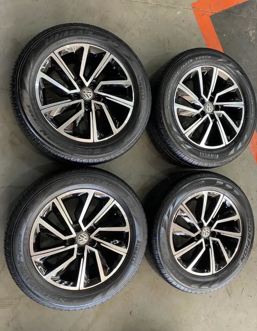 Rodas aro 16 original VW 5/100 - Peças para carros, vans e utilitários ...