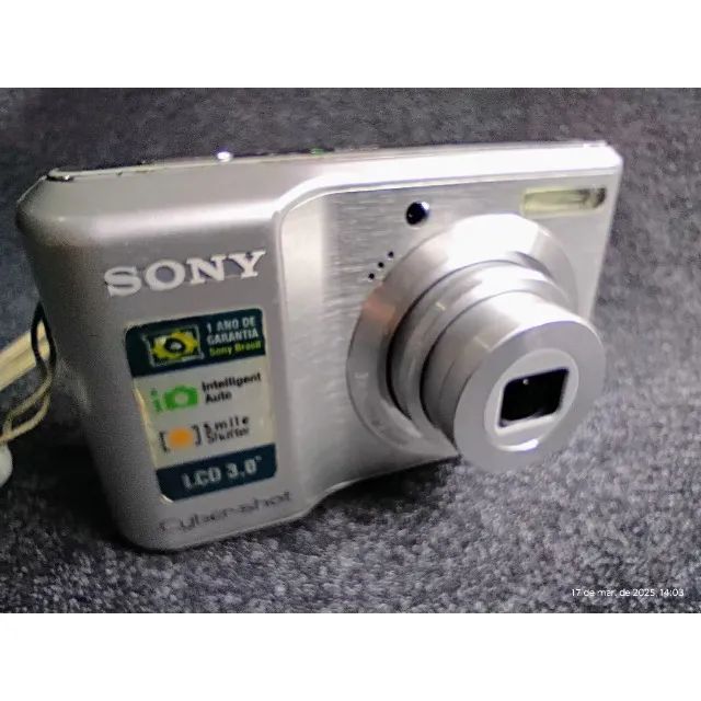 Câmera Digital Cyber Shot Sony 12.1 - DSC - 82100 Funcionando - Câmeras ...