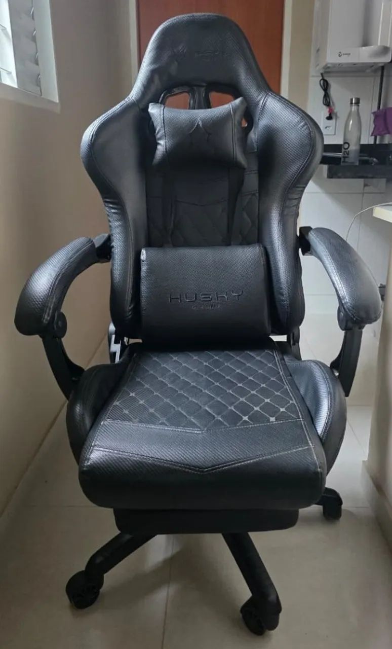 Cadeira Gamer Husky Tempest 700, Com Almofadas, Descanso Para Pernas ...