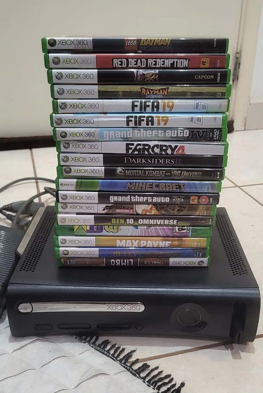 "xbox 360 fat" - Consoles de Vídeo Game no Brasil