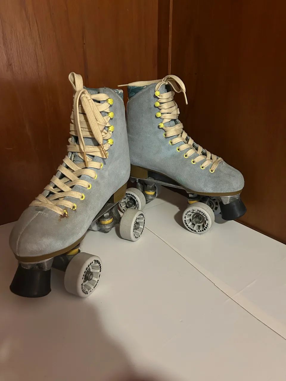 Patins Squad camurça azul tamanho 35 - Esportes Sobre Rodas ...