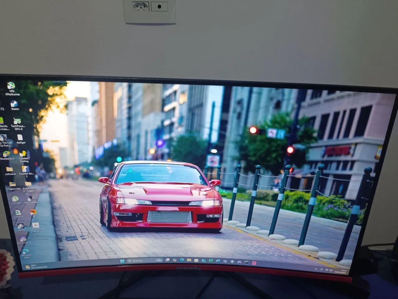 Monitor Gamer Curvo Concordia 27 polegadas - Monitores - Jardim ...