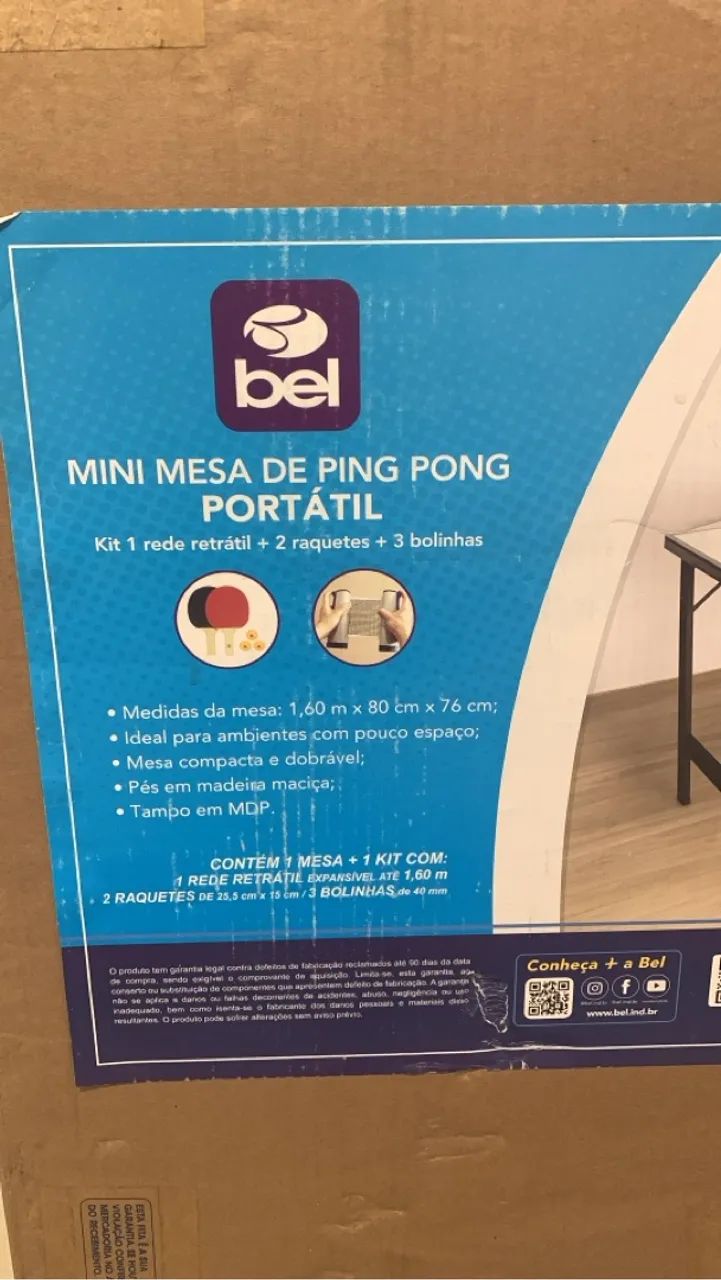 MINI MESA DE PING PONG - Esportes de Quadra e Ao Ar Livre - Santa ...
