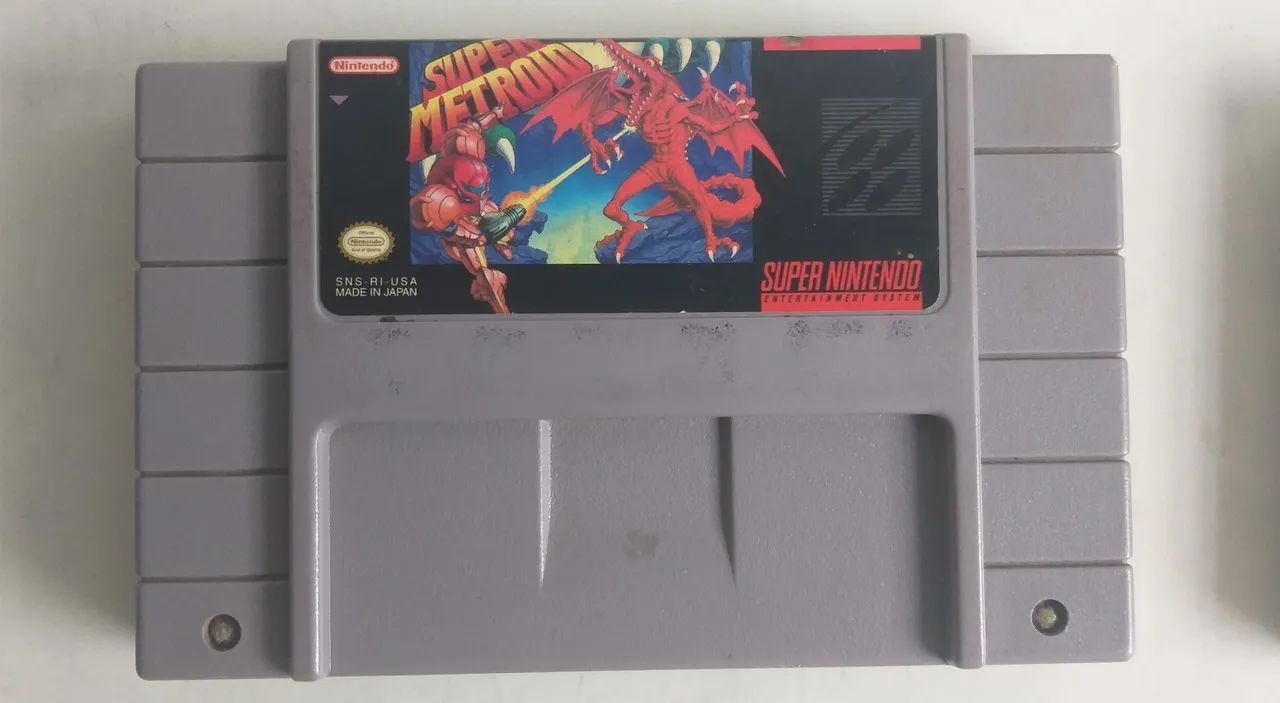 Super Metroid Original - Super Nintendo - Jogos de Vídeo Game - Deodoro ...