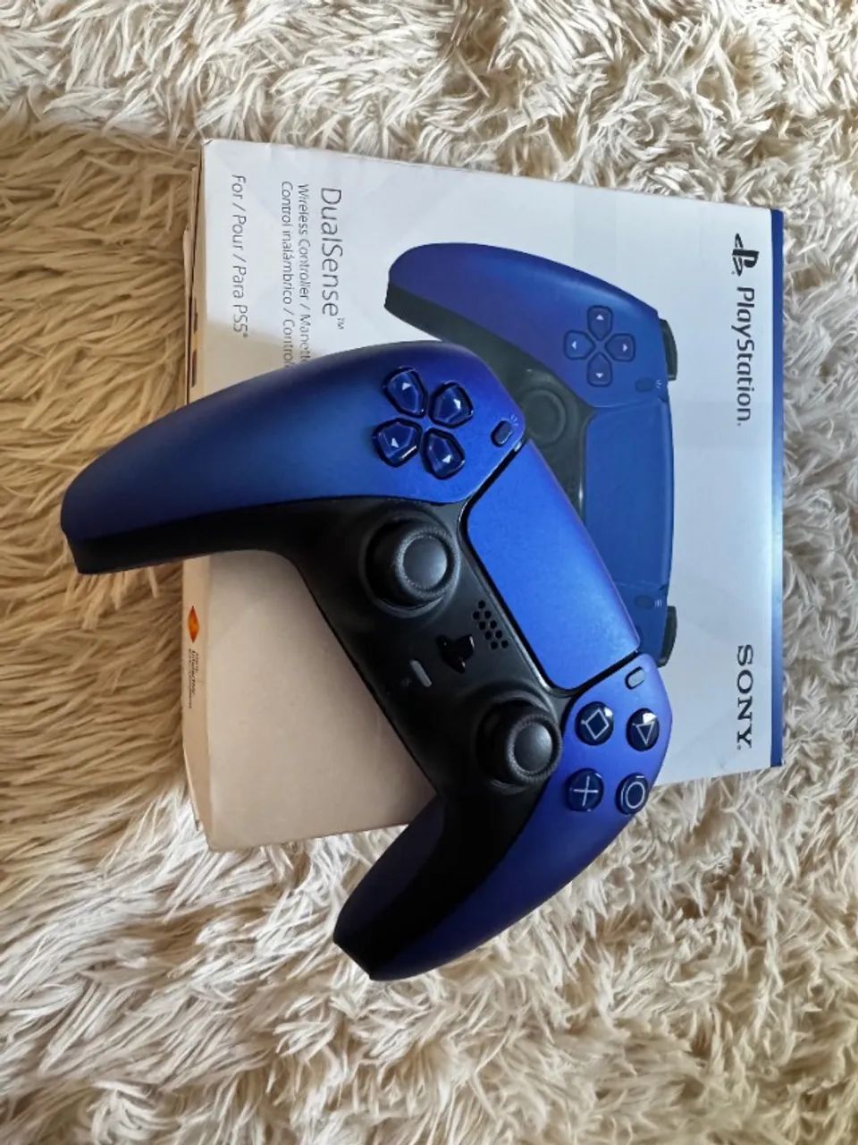 Controle PS5 sem Fio DualSense Sony - Cobalt Blue - Peças e Acessórios ...