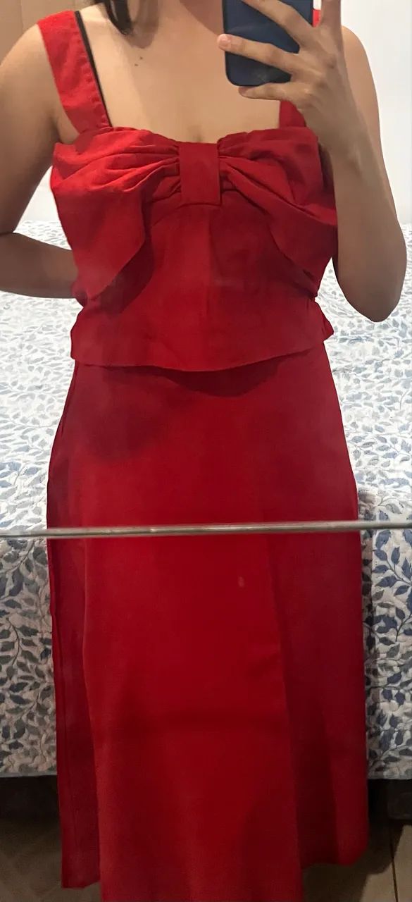 Conjunto vermelho laço marca Bambola - Roupas - Renascer, Macapá ...