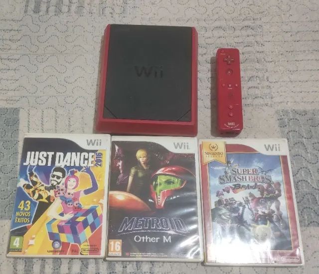 Nintendo Wii Mini(PAL) com 3 Jogos originais - Consoles de Vídeo Game ...