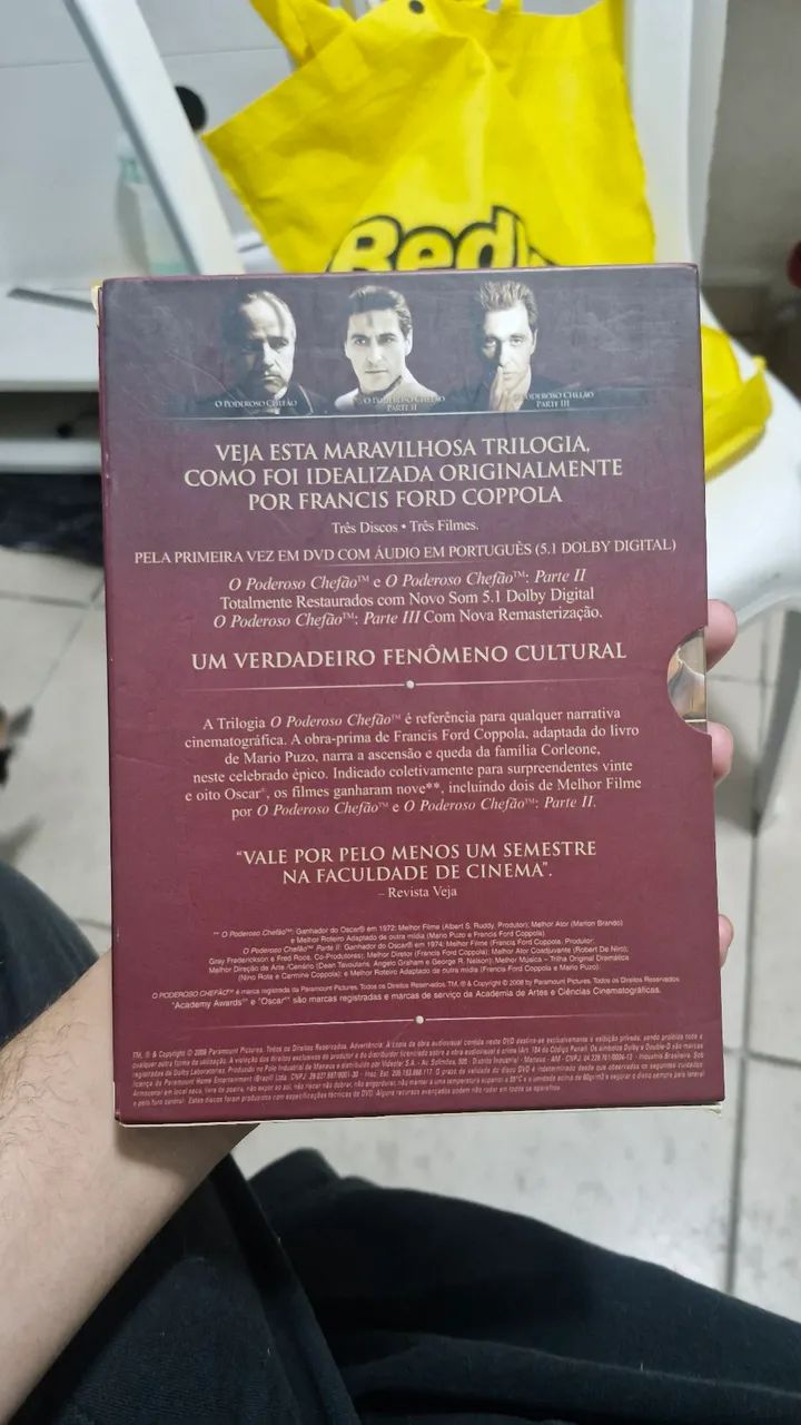 O poderoso chefao box trilogia - DVD, Blu-Ray e Vídeo Cassete - Rio ...