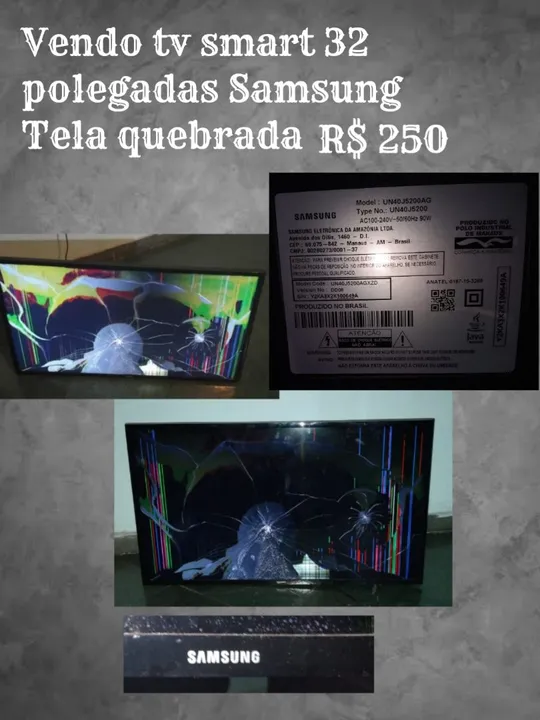 "tv samsung de 40 polegadas" - TVs no Brasil