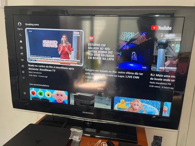 "tv samsung 38" no Brasil