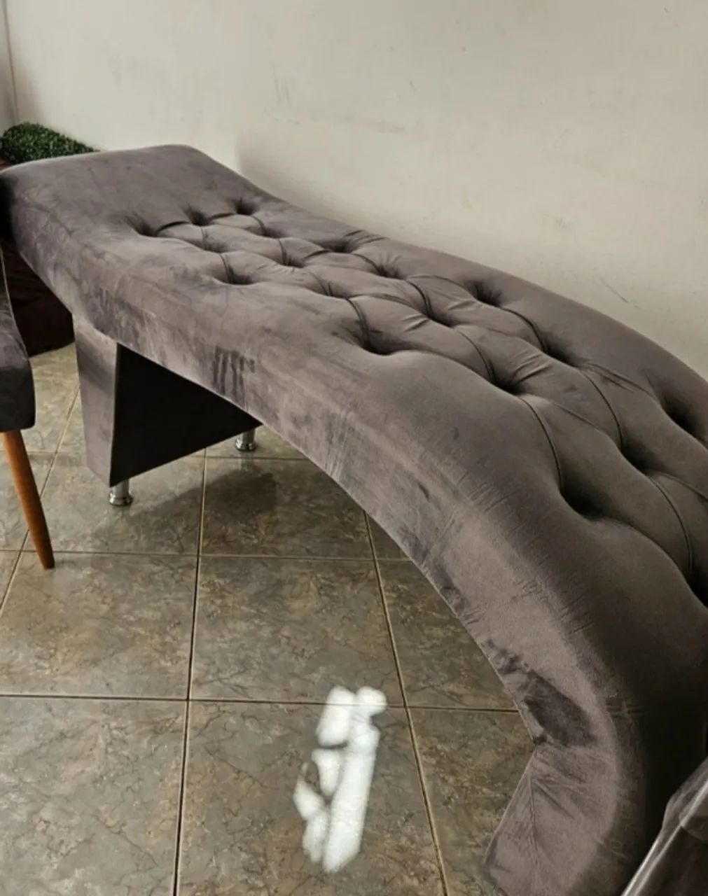 Maca estética lash design cinza + capa protetora - Sofás e Poltronas ...