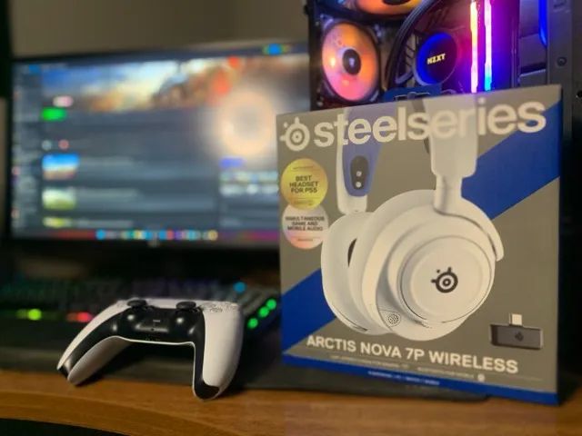 Headset Steelseries Arctis Nova 7p Wireless Ps5 White Cor Branco ...