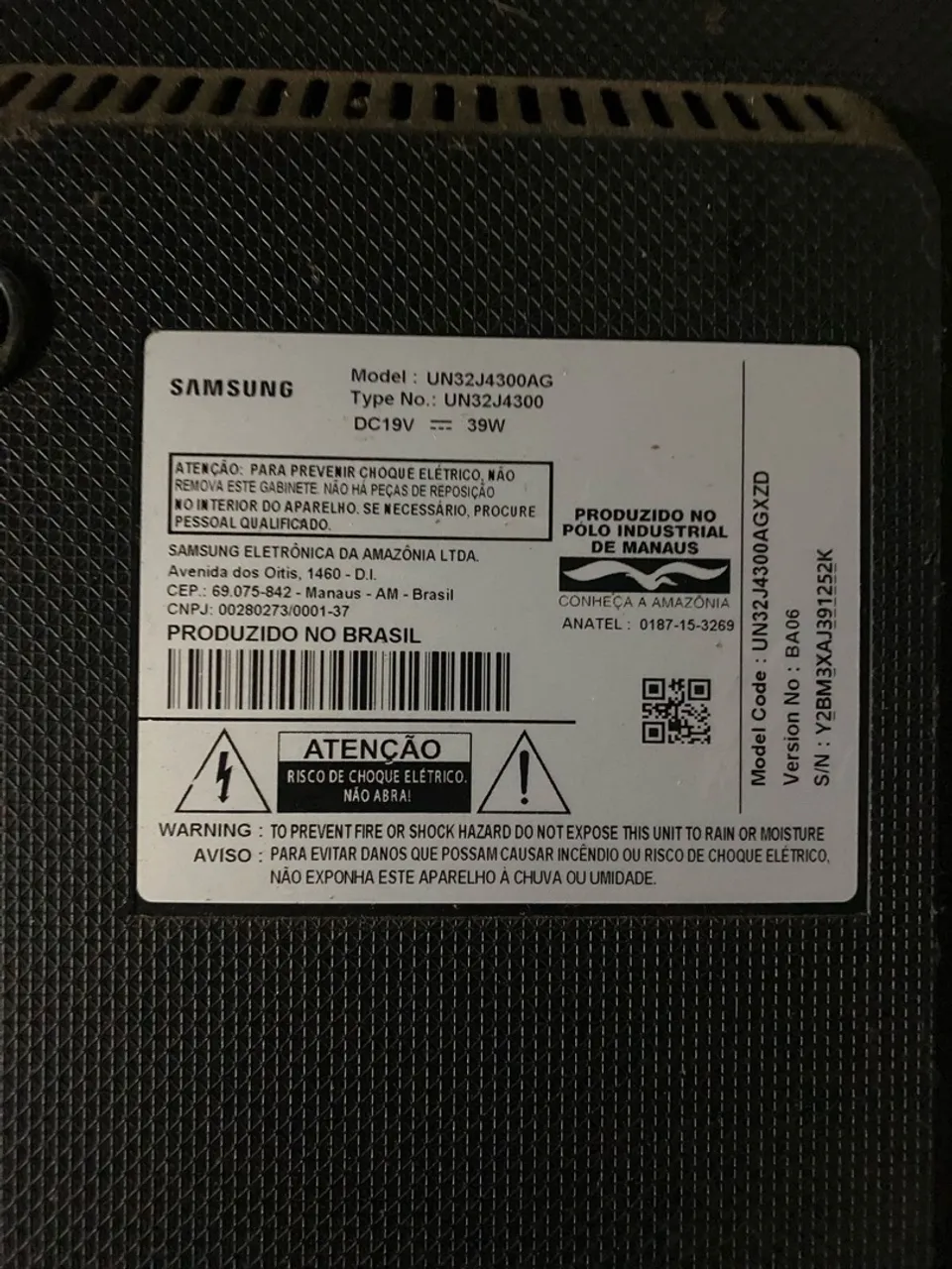 "tv samsung un32j4300ag" - TVs no Brasil