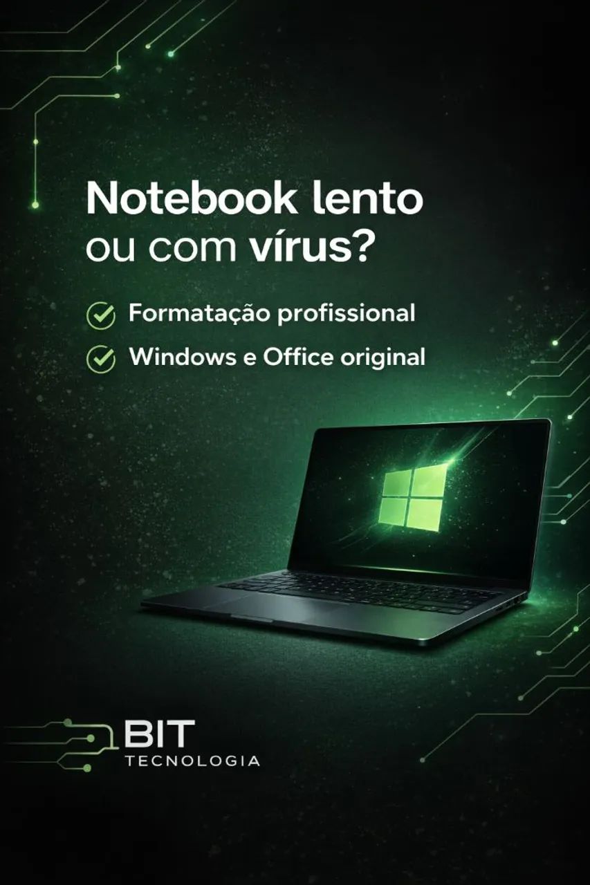 Formatação Notebook e Computador em João Pessoa Domicílio Vem para Bit ...
