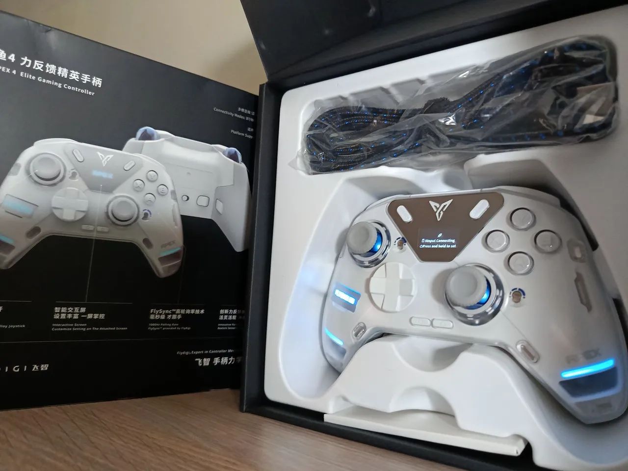 Controle Flydigi Apex 4 Elite Wireless Compatível Switch, PC, Android ...