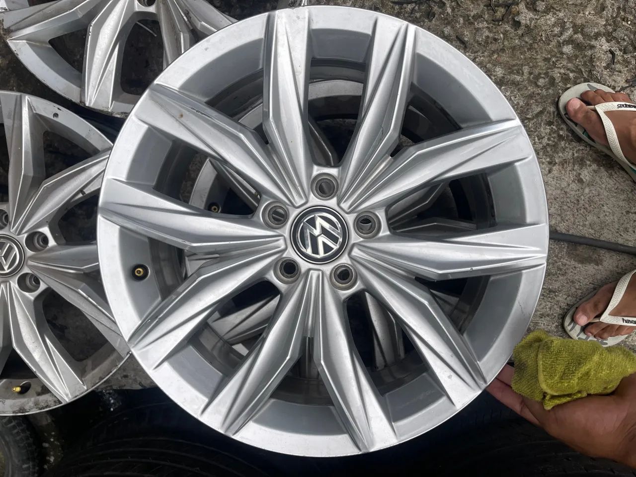 jogo de rodas Aro 18 vw Tiguan R LINE 5x112 - Carros, vans e utilitários - Dos Casa, São ...