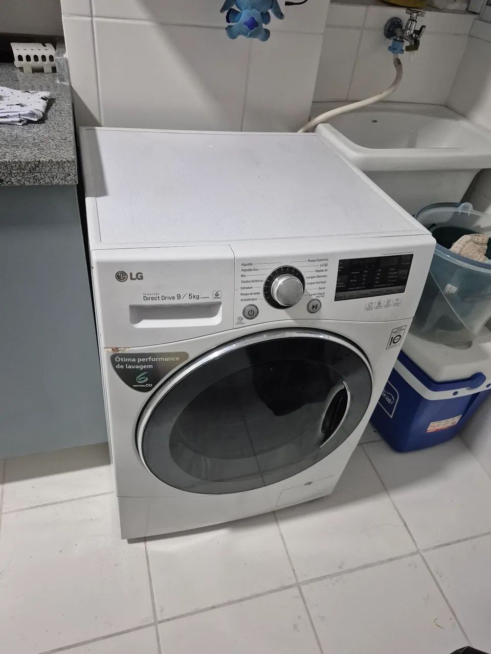 Lavadora LG Direct Drive 9Kg - Ótima Performance - Máquinas de Lavar e Secadoras - Vila ...