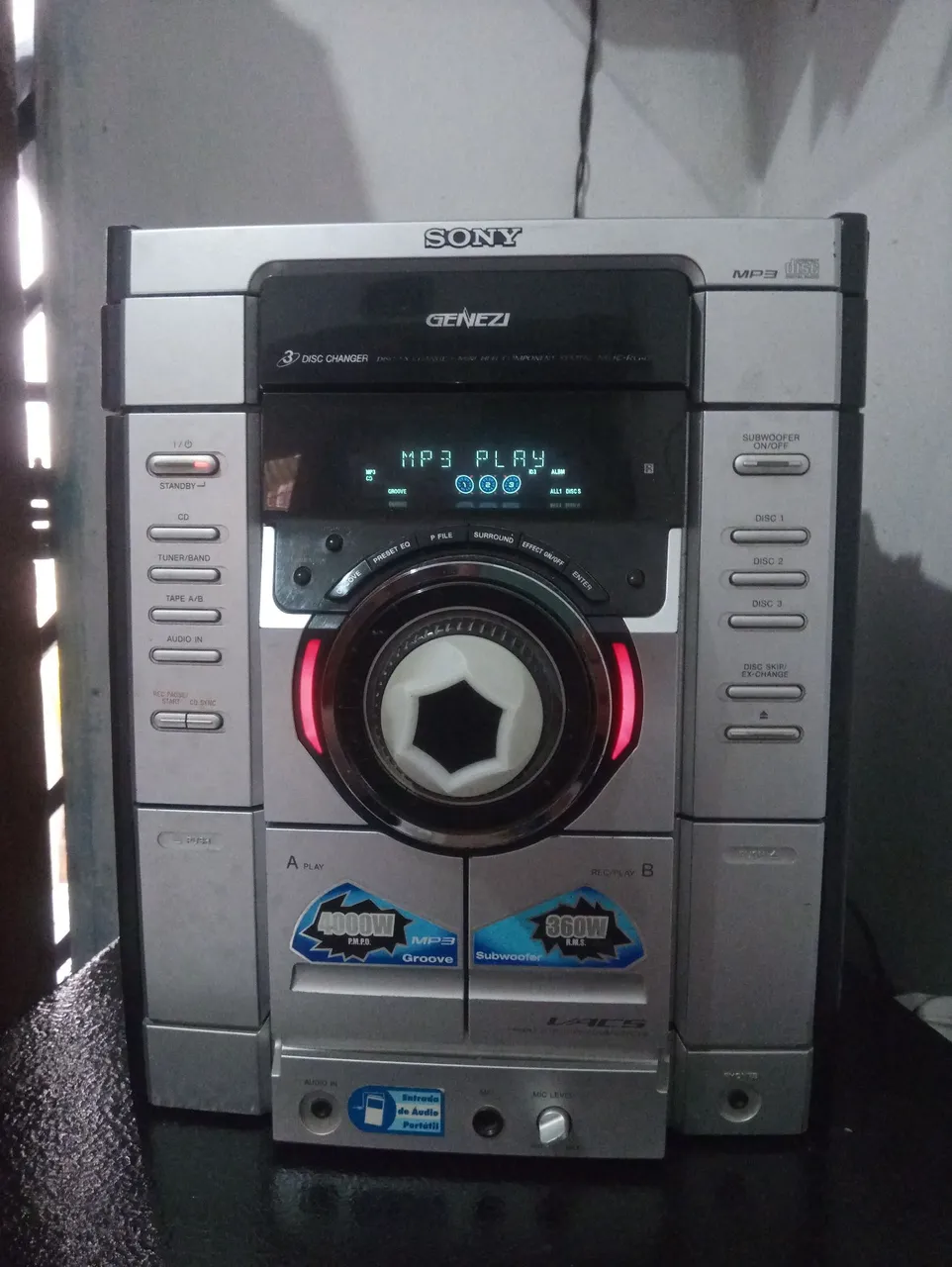 "aparelho de som sony genezi" - Aparelhos de Som no Brasil