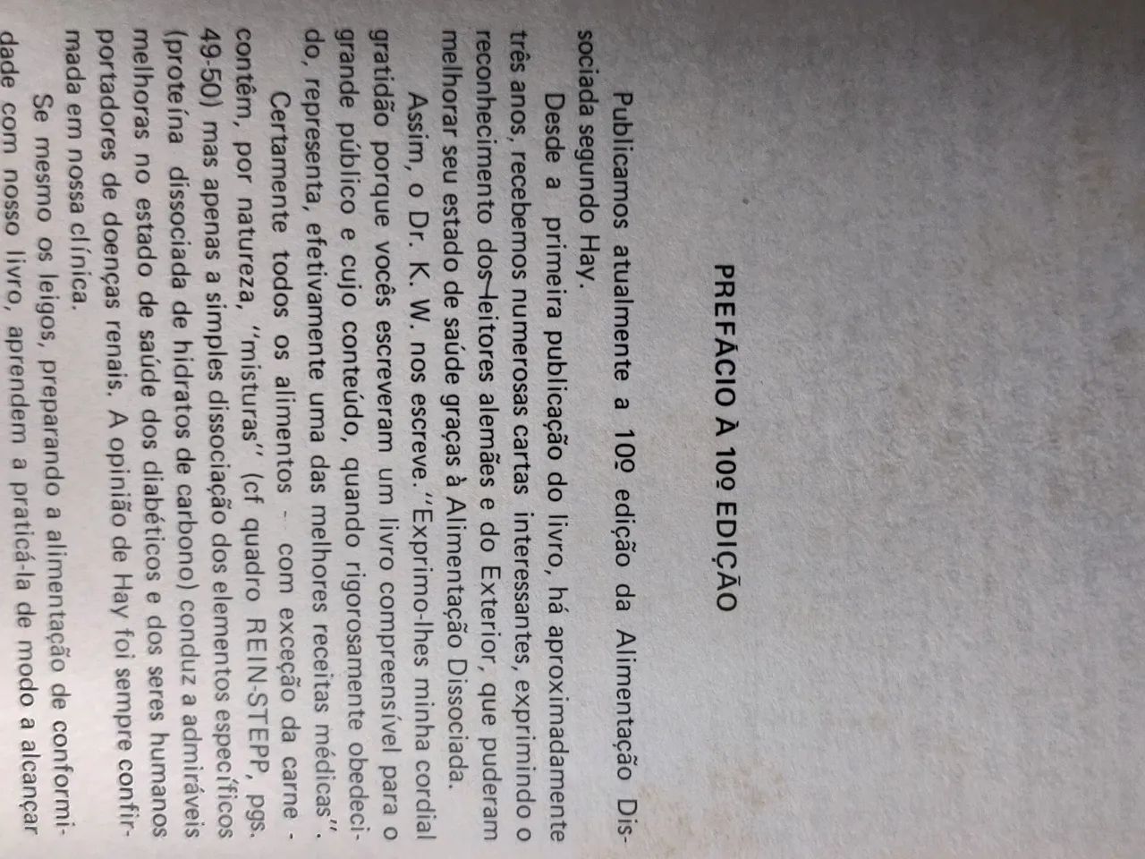 A Alimentação Dissociada - W. H. Way e Ludwim Walb - Livros e revistas ...
