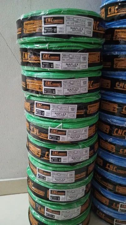 Cabo Elétrico 100 Metros Naflex Anti Chama cobre puro! - Instalações ...