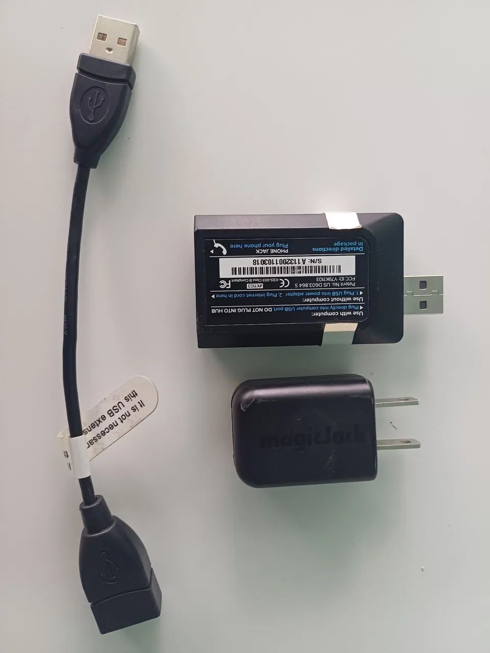 Adaptador USB Magic Jack para Rede com Cabo Ethernet - Periféricos e ...