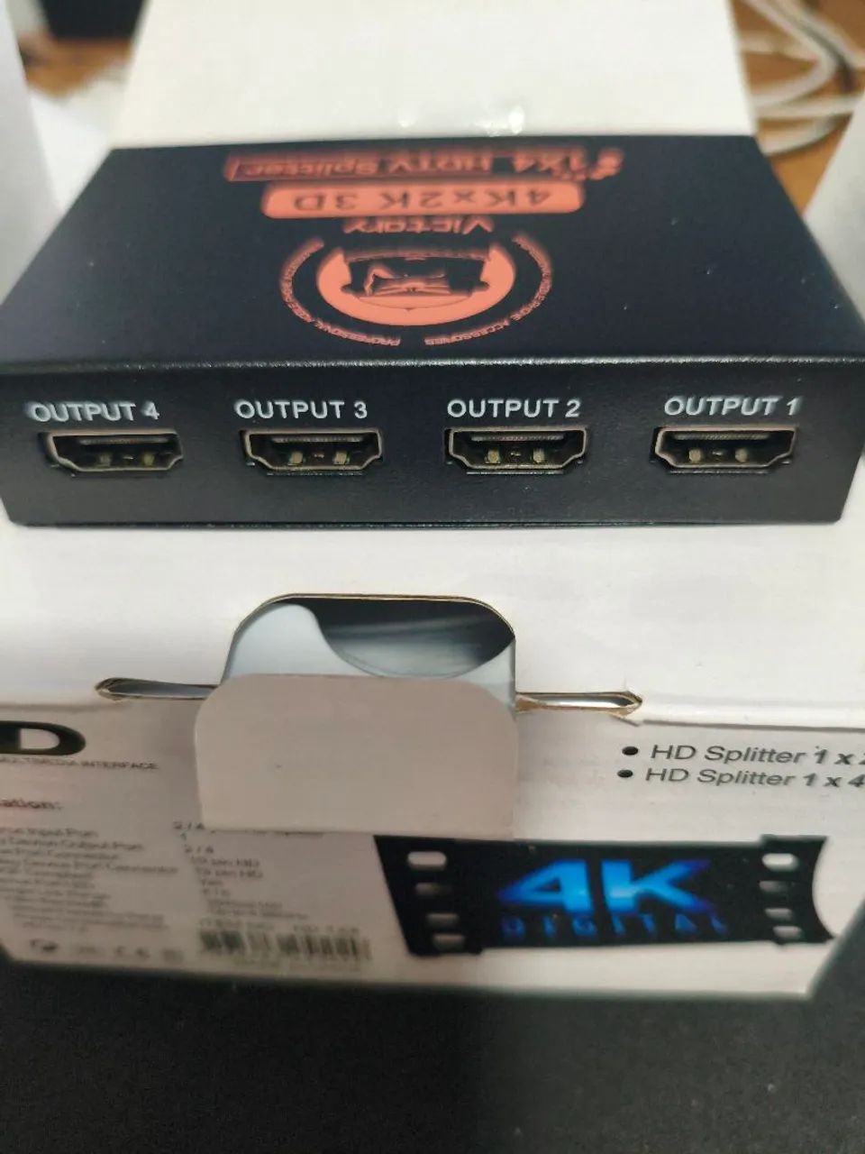 Splitter HDMI 4K digital 1X4- hub divisor de sinal - Peças e Acessórios ...