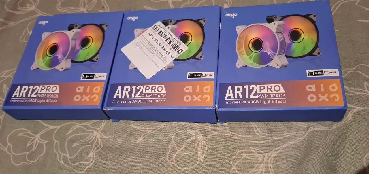 Fan Aigo AR12 Pro 120mm ARGB + PWM - Peças de Hardware - Parque Estrela ...