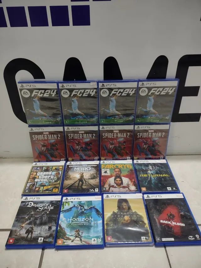 Jogos de Playstation 5 em Pelotas, Bagé, Rio Grande e região, RS