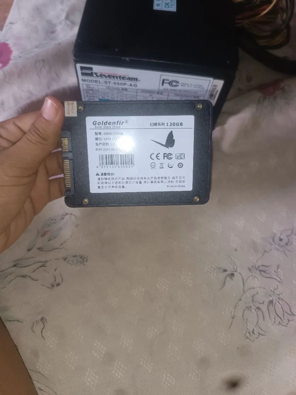 Seagate Barracuda 7200.7 de 160 GB / (SSD) interno Goldenfir de 120 GB ...