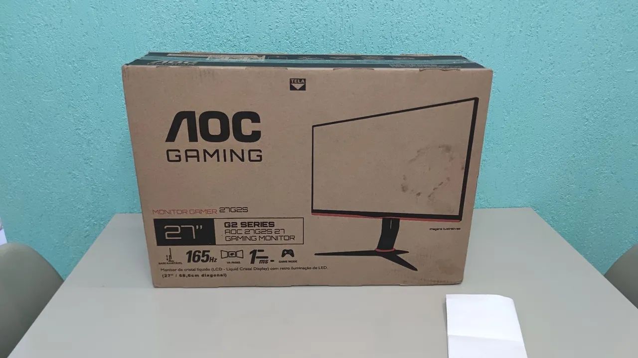 Monitor gamer aoc 27 polegadas FHD 165hz 1ms - Monitores - Parque ...