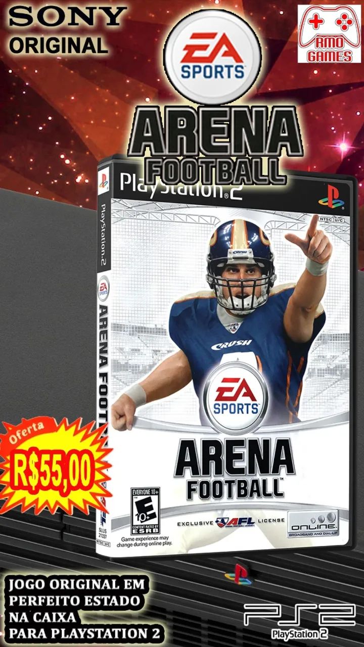 Arena Football para PS2 - Ação e Emoção em Cada Jogo! - Jogos de Vídeo ...