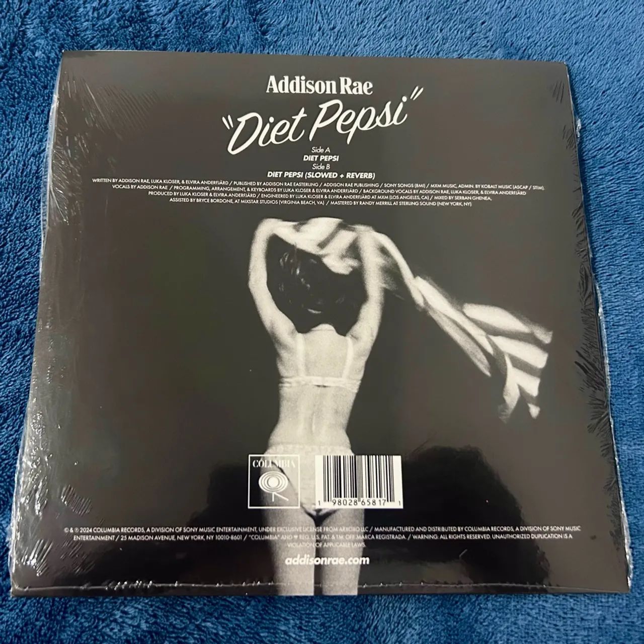 Addison Rae - Diet Pepsi (Autografado) Vinil 7 lacrado! - CDs, DVDs etc ...