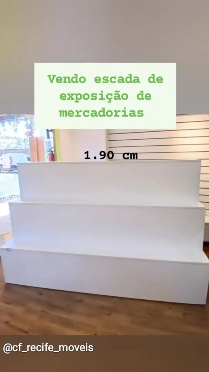 Escada expositor de mercadorias - Racks e Painéis - Boa Vista, Recife ...