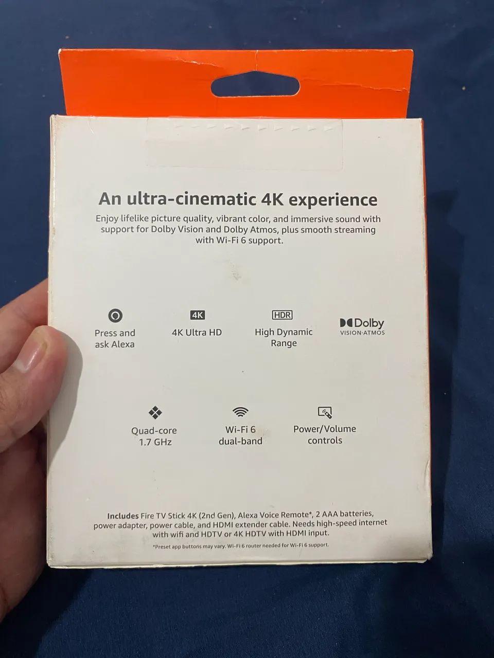 Amazon Fire Tv Stick 4k 2ª geração Controle Remoto Por Voz Com Alexa ...