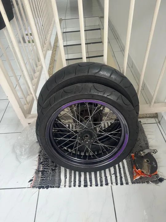 "roda de moto aro 17" no Brasil