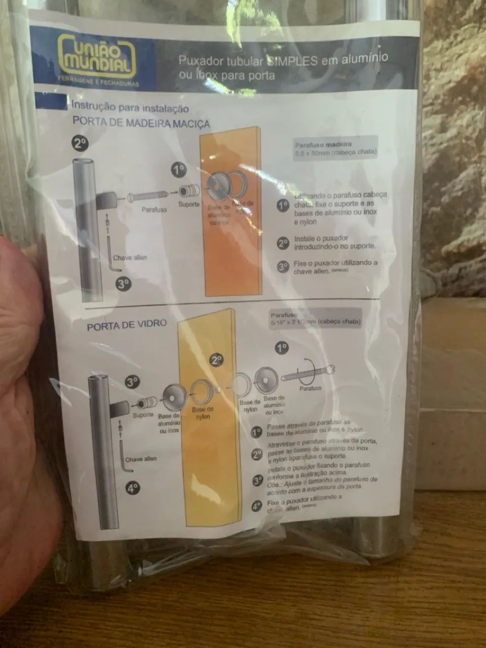 Puxador porta 400mm Uniao mundial - Portas e Janelas - Parque 10 de Novembro, Manaus 1431141800 ...