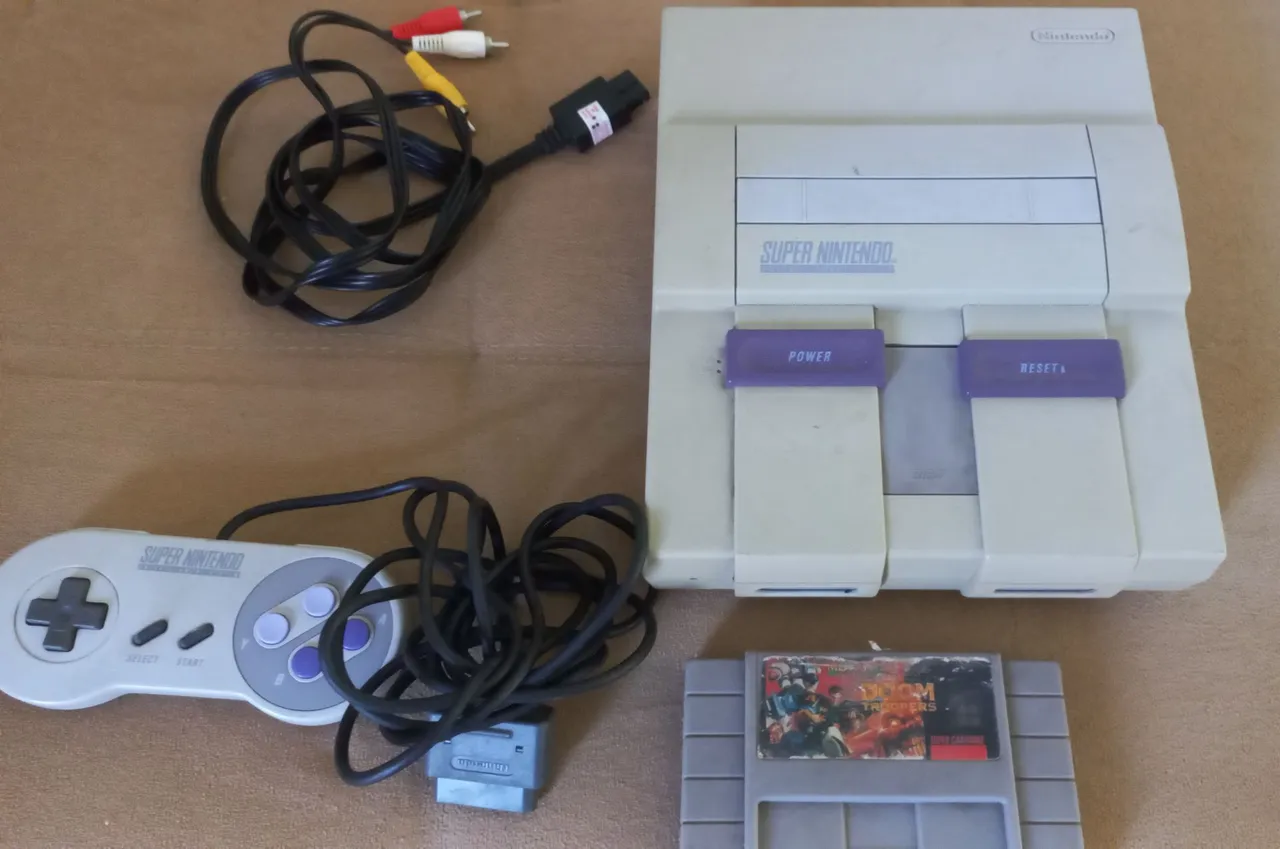 "super nintendo antigo" no Brasil