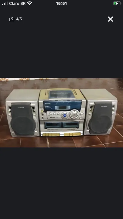 "micro system som aiwa" - Aparelhos de Som no Brasil