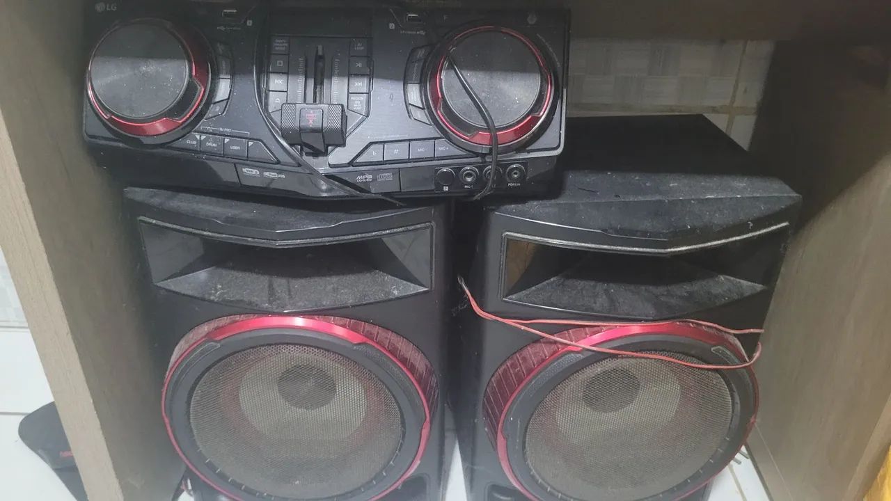 Som LG 1800 Wats, com defeito - Aparelhos de Som - Várzea, Recife 1382571878 | OLX