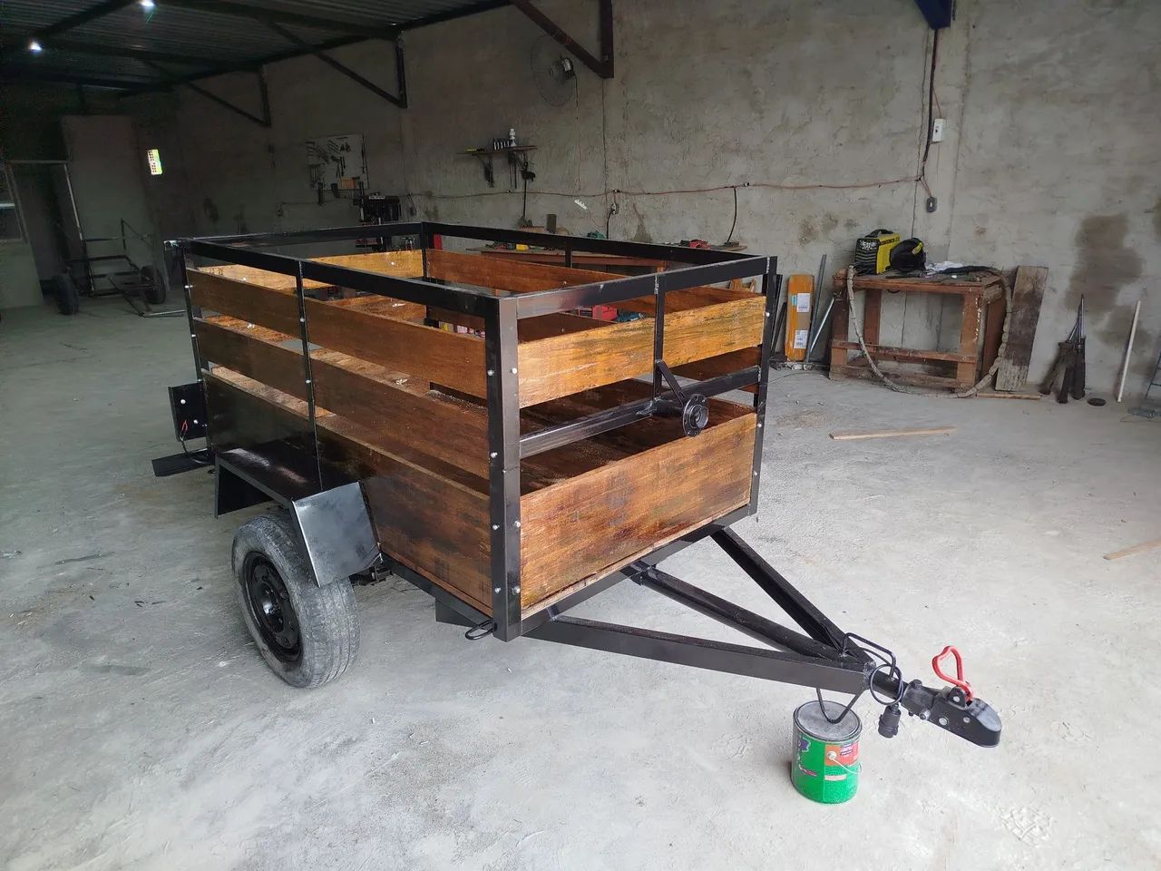 Reboque 1.10 x 1.80 x 80 com nota fiscal - Peças para carros, vans e ...