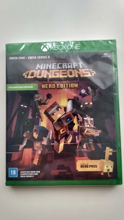 Minecraft Dungeons: Hero Edition - Xbox One/Series X - Jogos de Vídeo ...