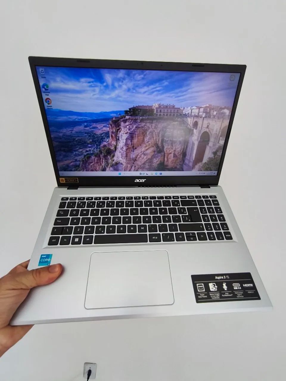 Notebook Acer Aspire 3 15 A315-51p N23h4 Processador i3 Memória ram 8gb ...